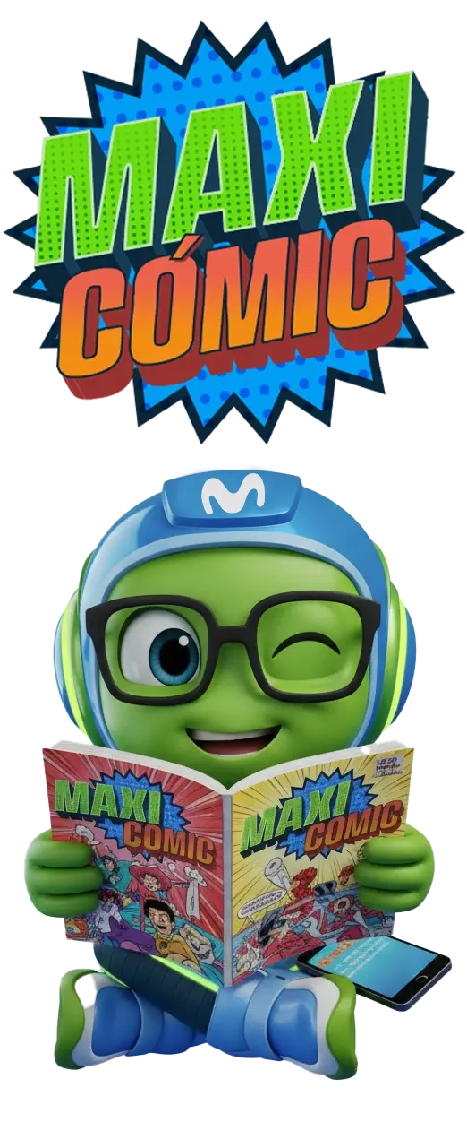 Maxi Comic Movistar | Vive nuevas aventuras cada mes