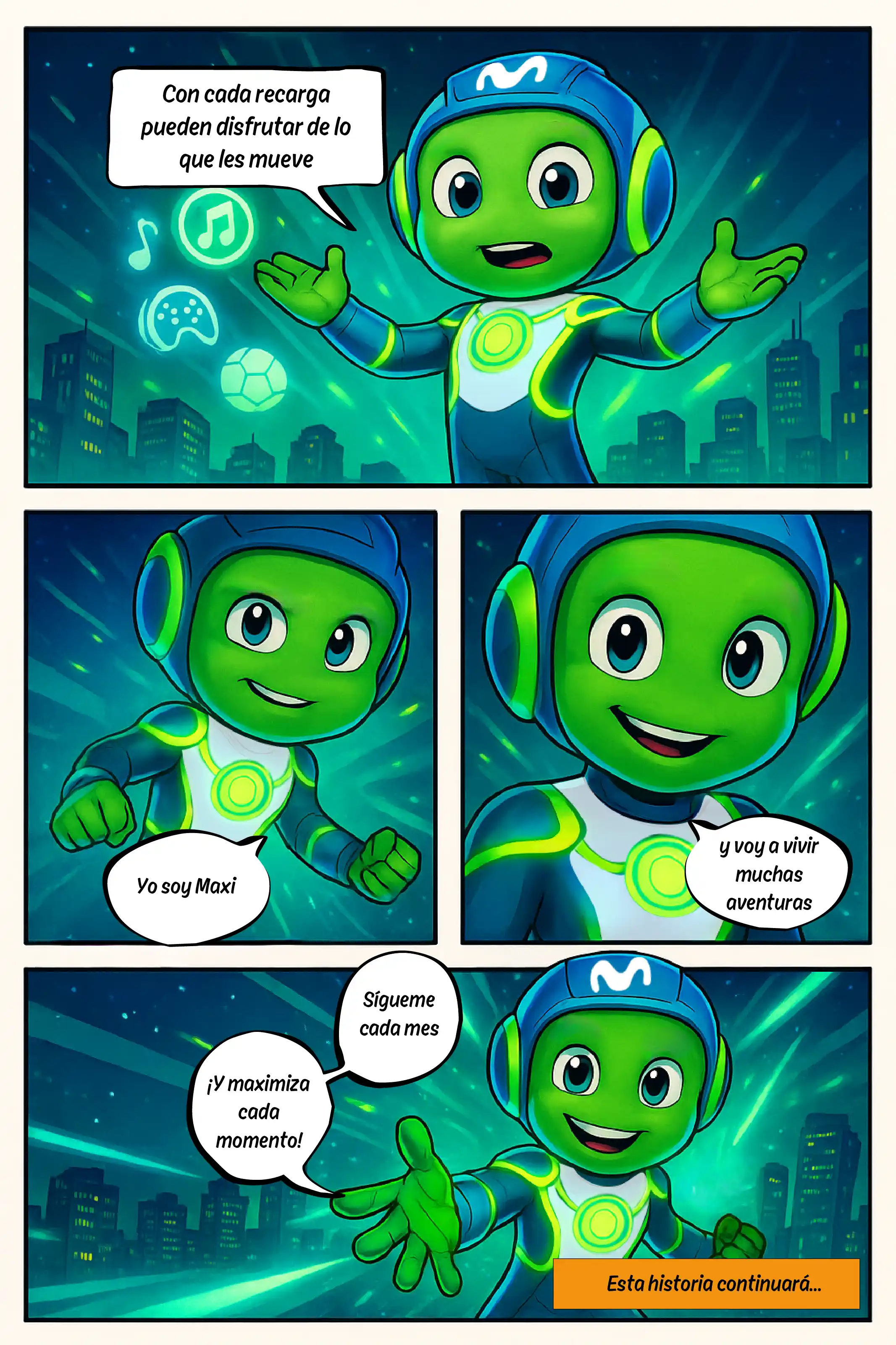 Maxi Comic Movistar | Vive nuevas aventuras cada mes